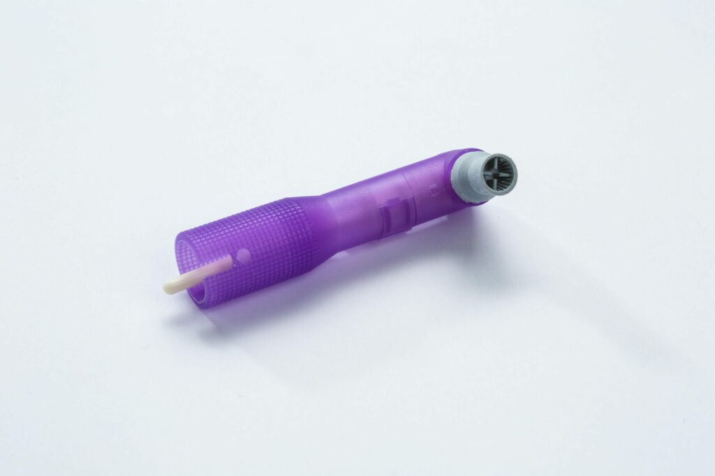 Soft Gray DPA, Purple color - Team Tech - Oral Care Solutions